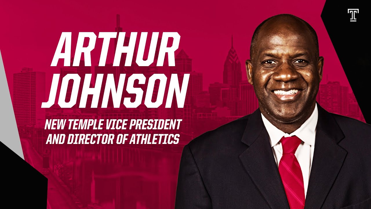 Temple Introduces Arthur Johnson as VP and Director of Athletics - YouTube