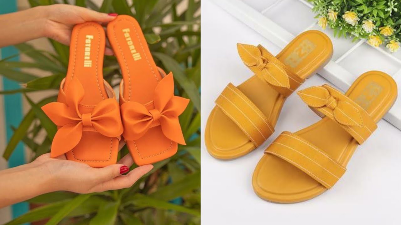 top best designer ideas for ladies of heel slippers Sandlas wedge ...