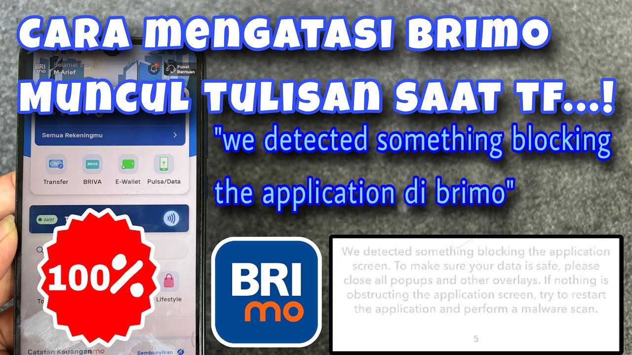 TERUPDATE || CARA MENGATASI TIDAK BISA TRANSFER DI BRIMO || Saat Mau Tf ...