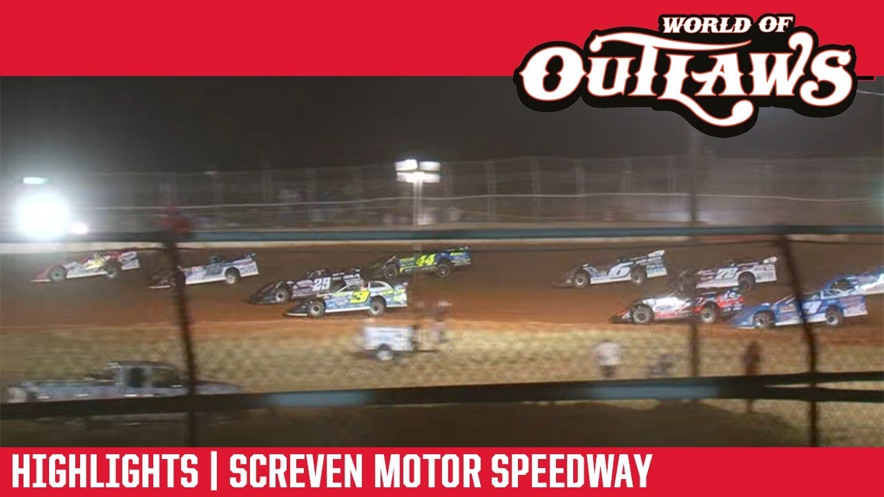 World of Outlaws Morton Buildings Late Models Screven Motor Speedway ...
