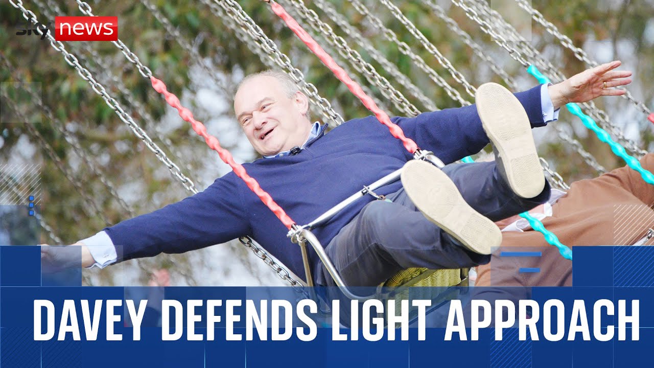 Davey insists light hearted approach doesn't downplay important issues ...