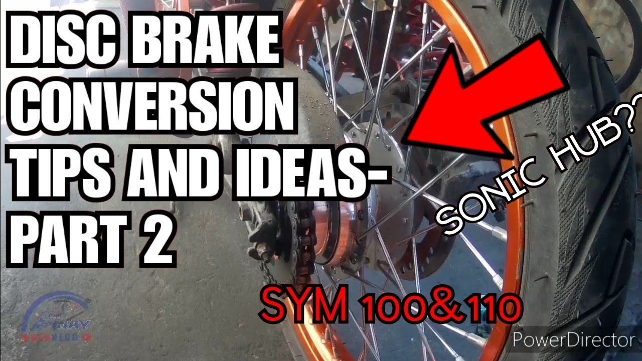 Disc Brake Conversion Using Sonic Hub on my SYM RV1-2 | Part 2 | 14Vlog ...
