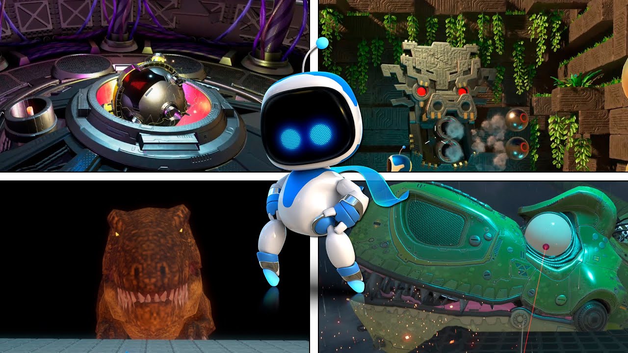 Astro's Playroom (PS5) | [All Bosses - No Damage] - YouTube