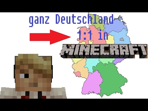 ganz Deutschland 1:1 in Minecraft nachbauen | BTE Germany Info - YouTube