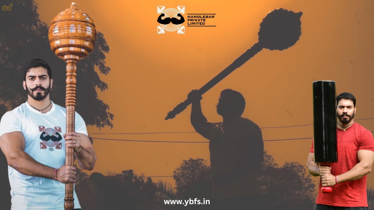 Training With Hanuman Gada | Jay Hanuman | Jay Shree Ram | #fitnes# ...