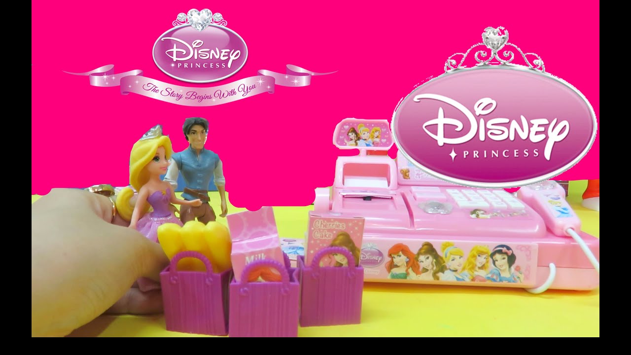 Disney Princess Cash Register Review feat. Rapunzel, Flynn Rider ...