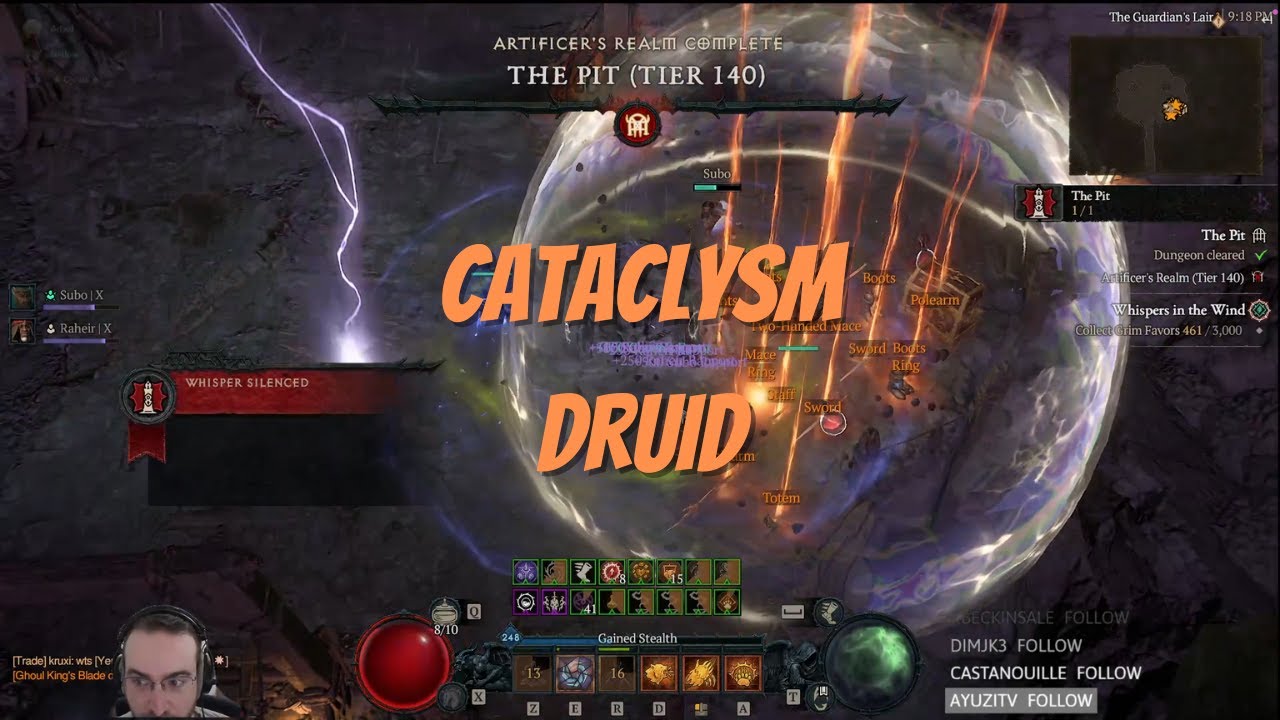 Tier 140 Pit - Cataclysm Druid - Season 7 - Diablo 4 - YouTube