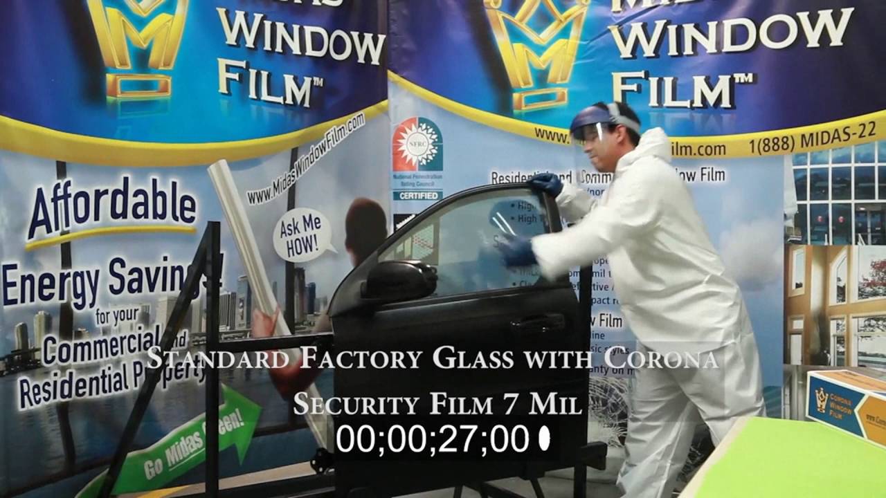 Midas Corona Security Window Film 1 - YouTube