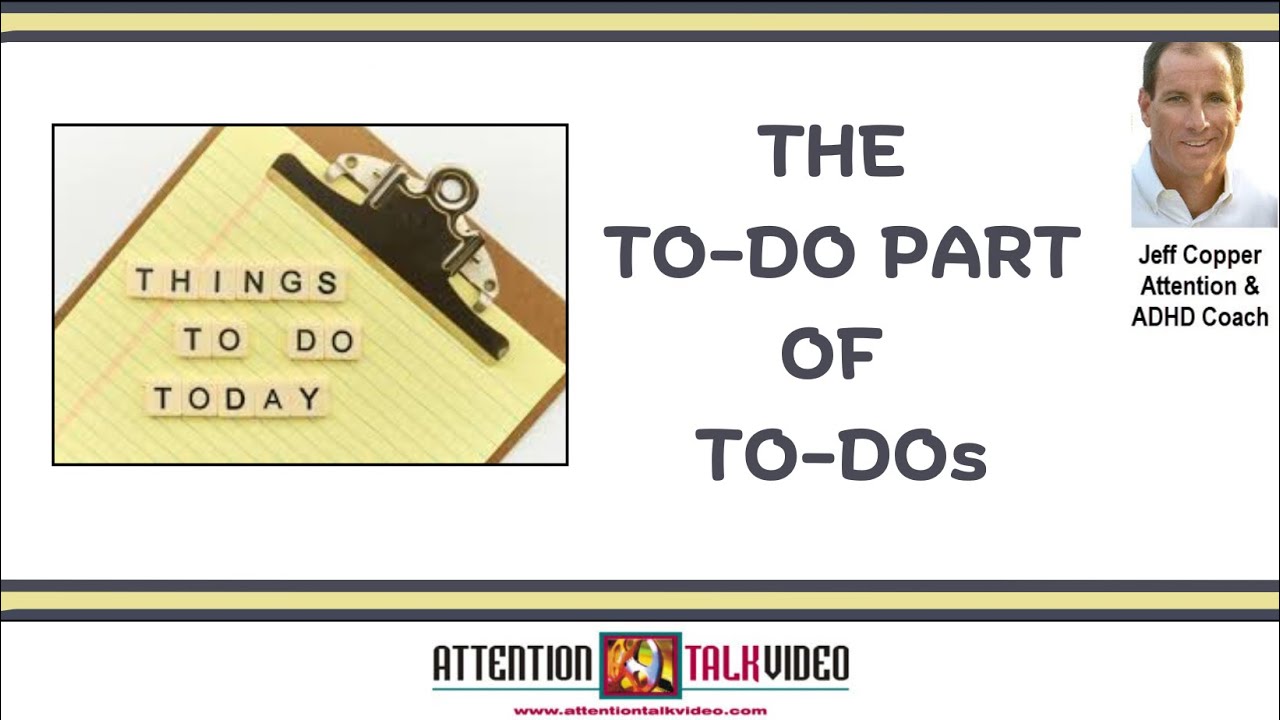 ADHD and a To-Do List: What it Looks Like to Get Things Done | ADHD ...