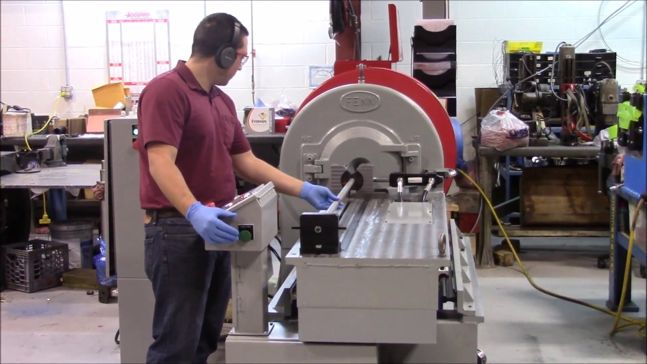 FENN 4F-2 Swager with 25H Feed - YouTube