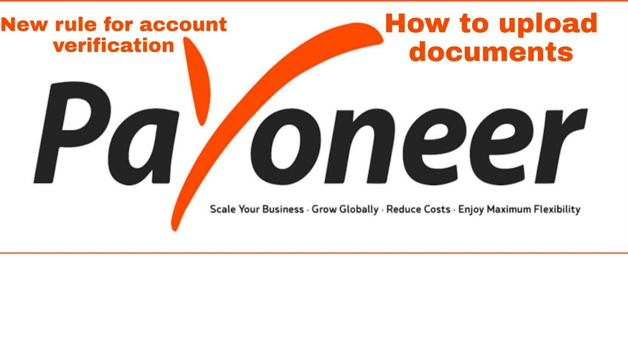Payoneer account verification - YouTube
