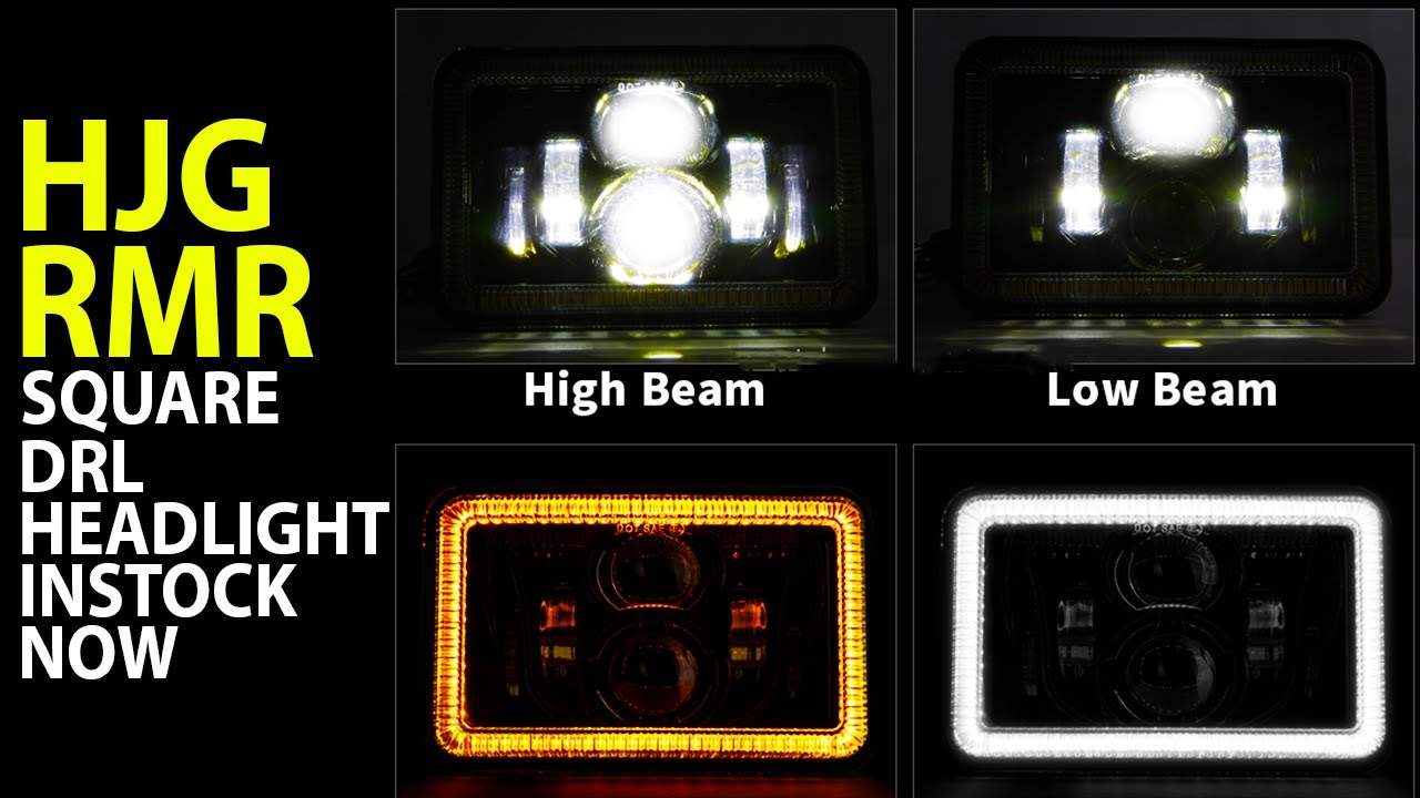 HJG Brightest Cree RMR Projector Headlight | Jeep | Car | Motorcycle ...