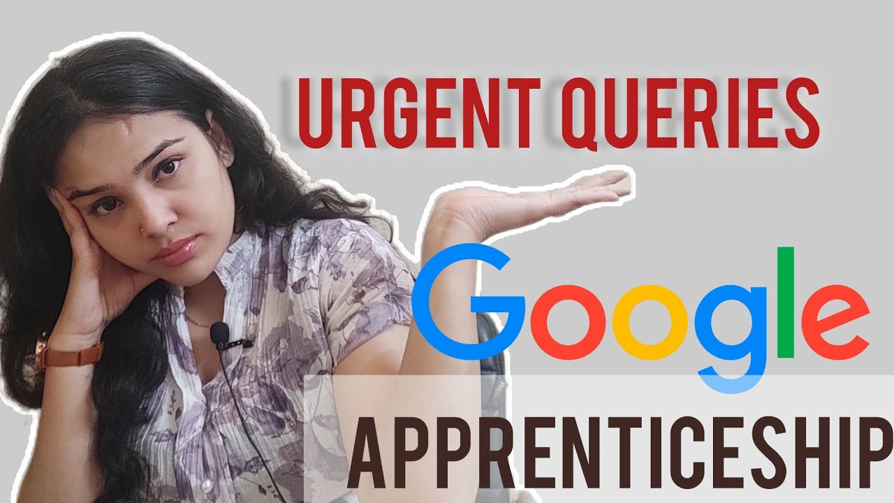 Google Apprenticeship 2026 | All Important Queries Answered 💡 - YouTube