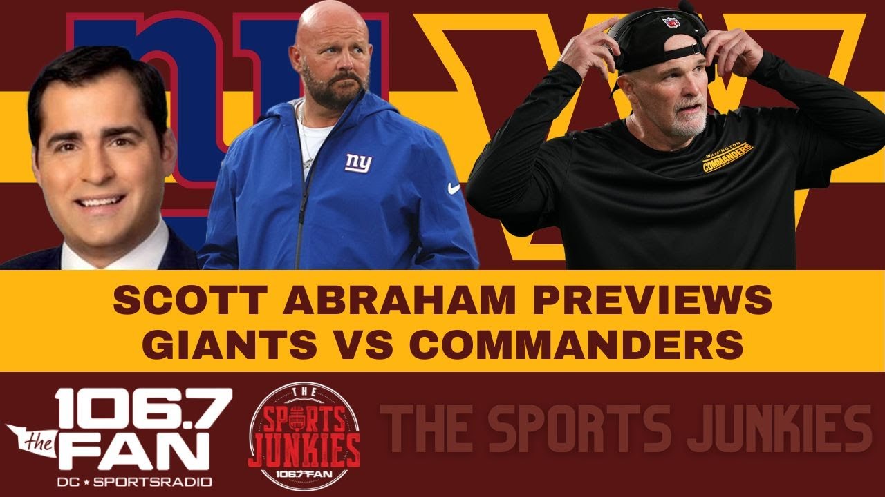 Scott Abraham Gives His #commanders Week 2 Expectations | Sports ...