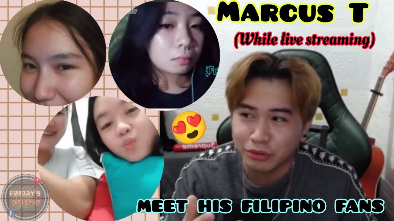 Marcus T meet his filipino fans in Ometv while live streaming😱ဖိလစ်ပိုင ...