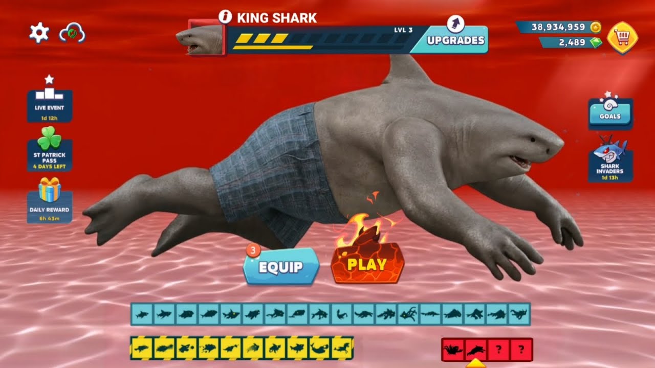 WHAT IF KING SHARK PLAYABLE IN HUNGRY SHARK EVOLUTION? - Hungry Shark ...