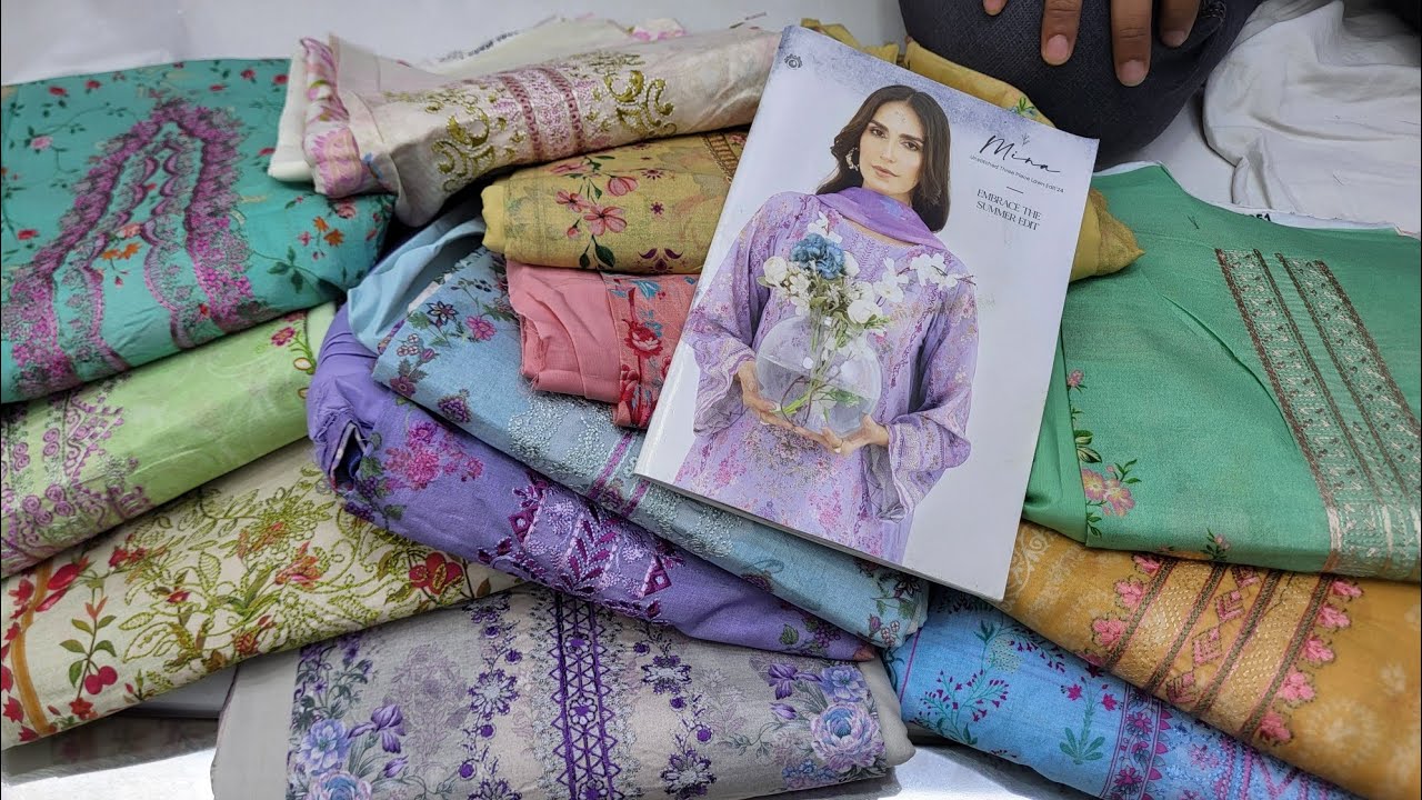 Mina by Guljee Pakistani Cotton Dress Chiffon Orna | Womens Dress ...