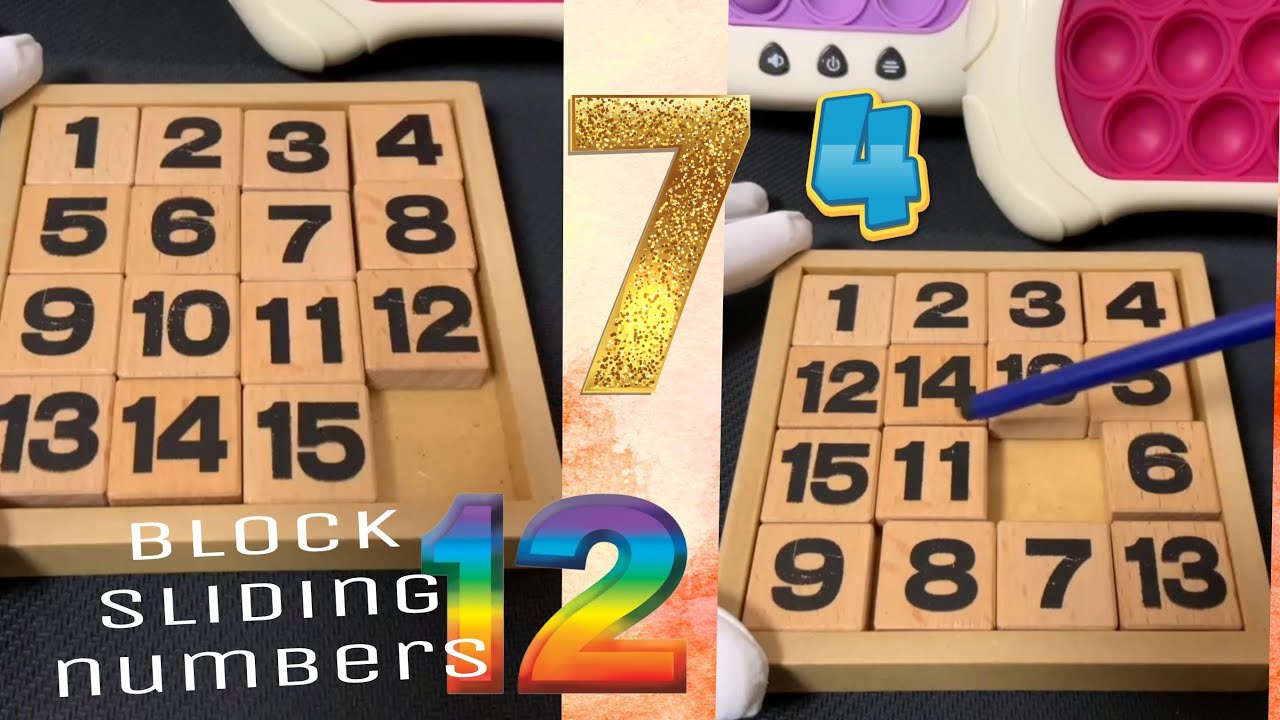 Block Sliding Number Puzzle Game Day 1 - YouTube