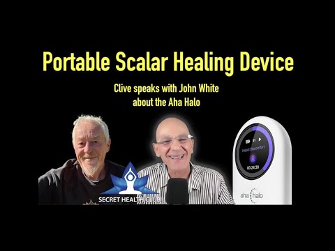 The New Portable Scalar Healing Device - Aha Halo - John White & Clive ...
