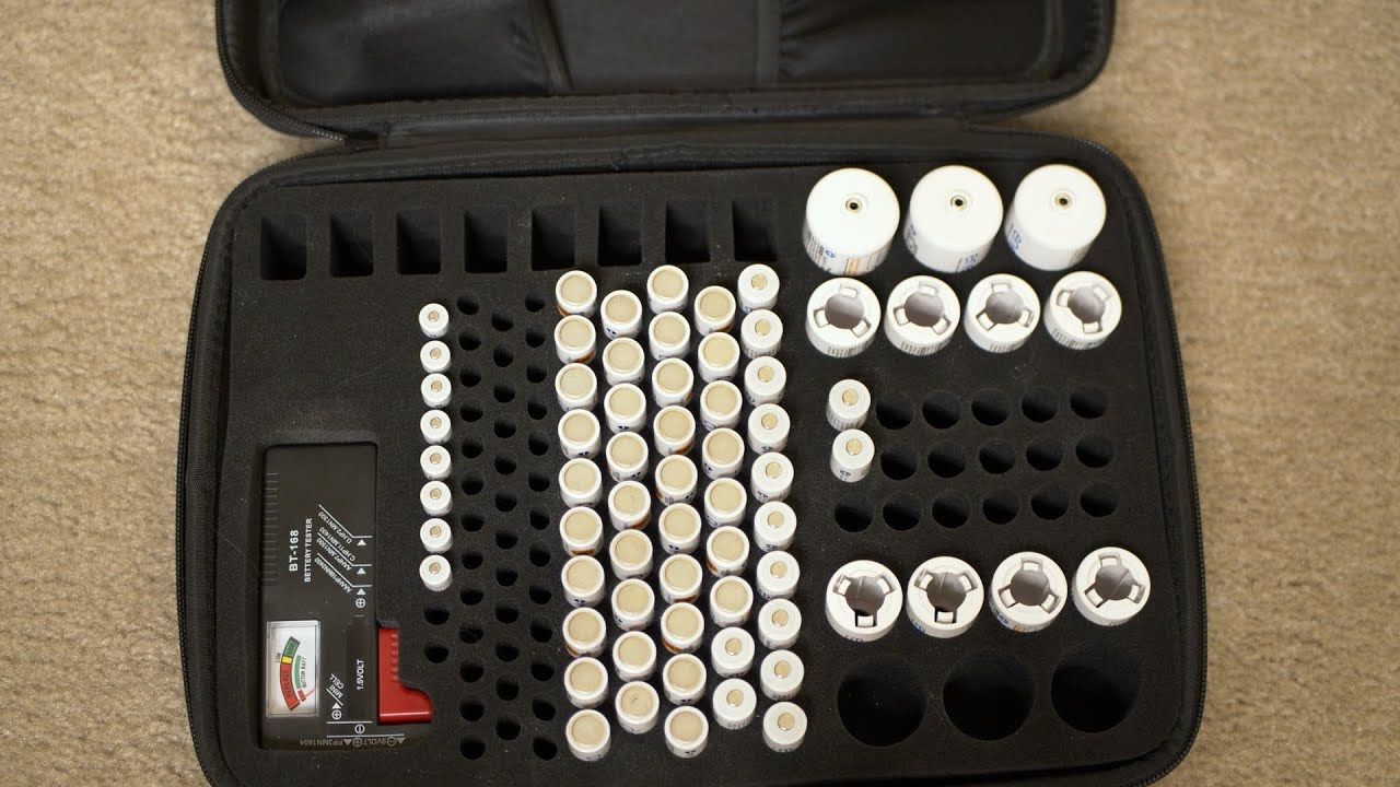 ASMR - Battery Organization - YouTube