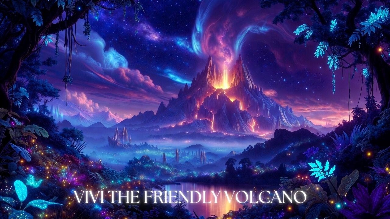 How Volcanoes Work for Kids | Vivi the Friendly Volcano Story - YouTube