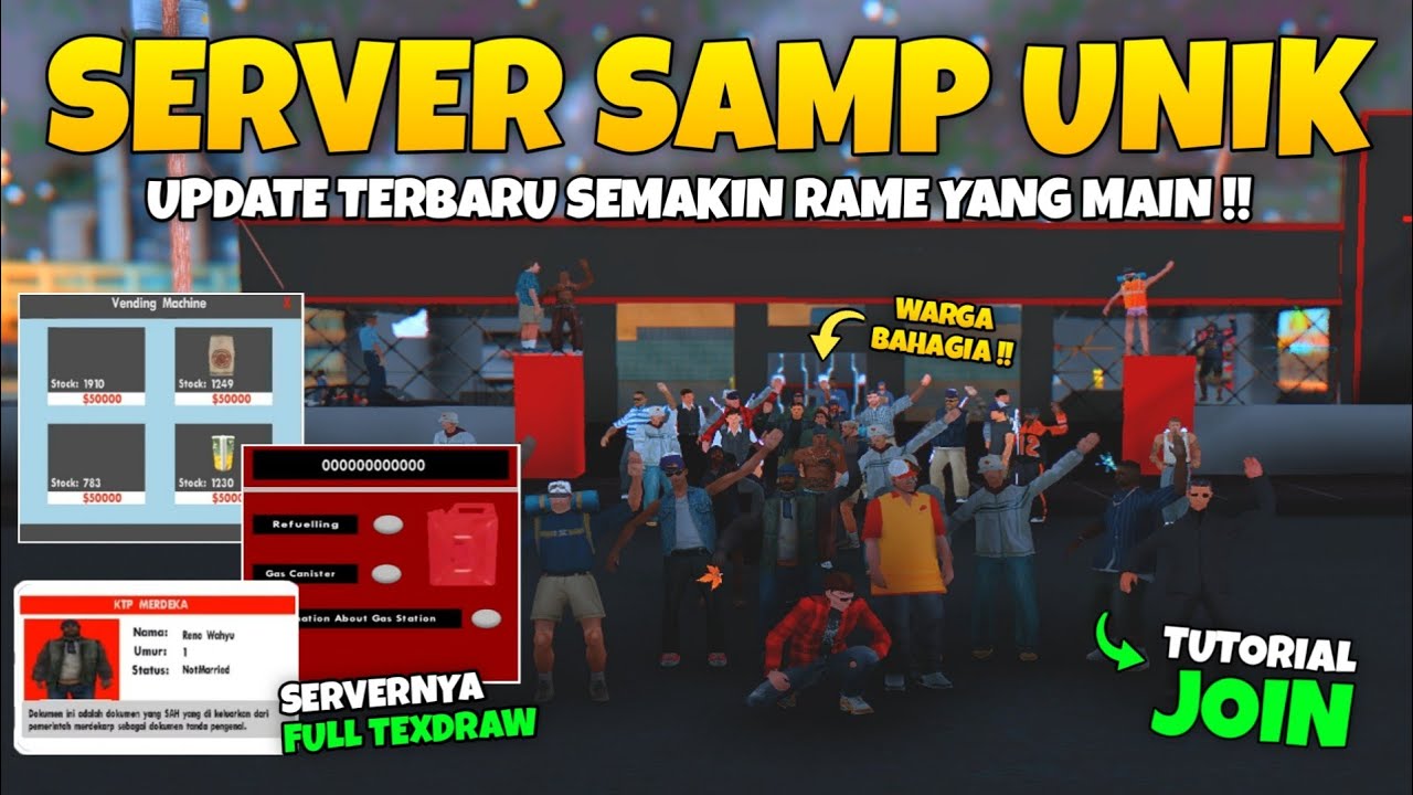 SERVER GTA SAMP ANDROID/PC TERBARU SEMAKIN RAME !! MERDEKA REALITY ROLEPLAY || GTA SAMP ...