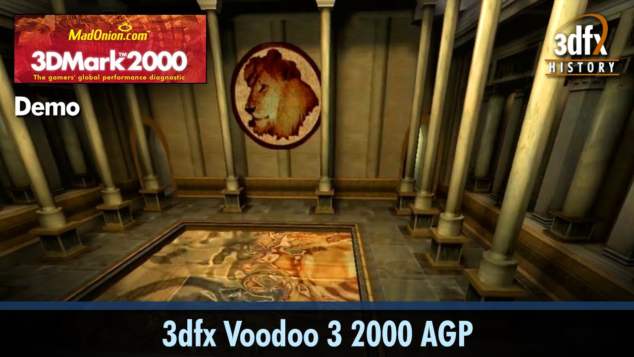 3dfx Voodoo 3 2000 AGP - 3DMark2000 - Demo - YouTube