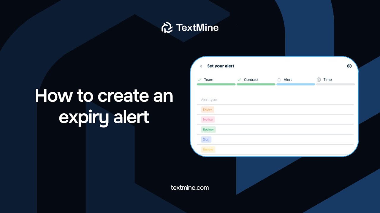 Tutorial: How to create an expiry alert - YouTube