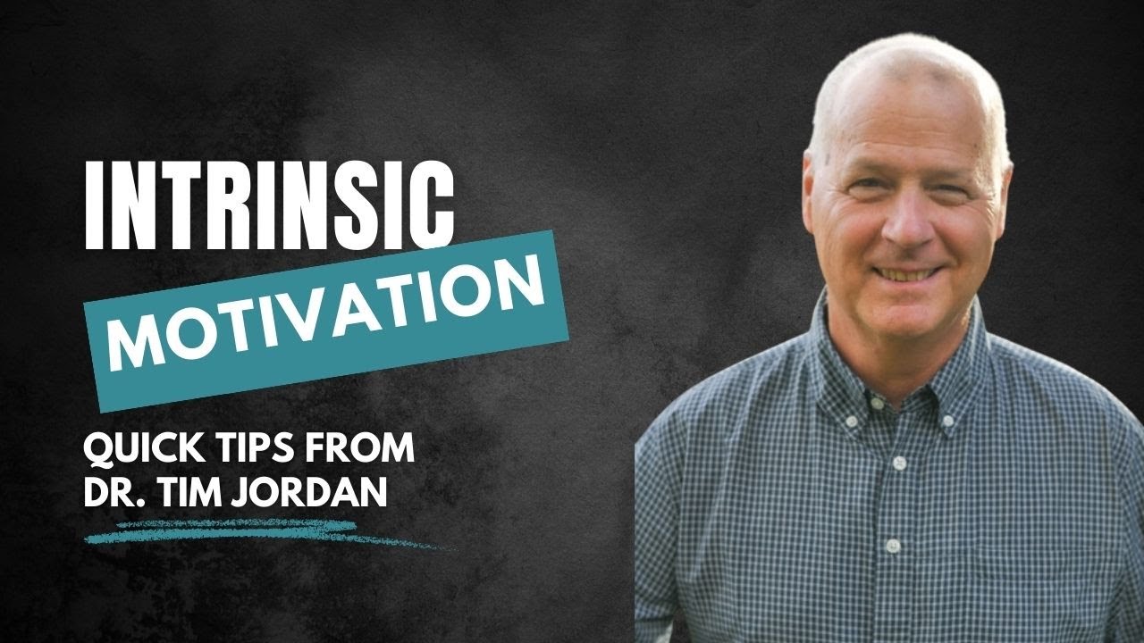 Intrinsic Motivation | DR TIM JORDAN - YouTube