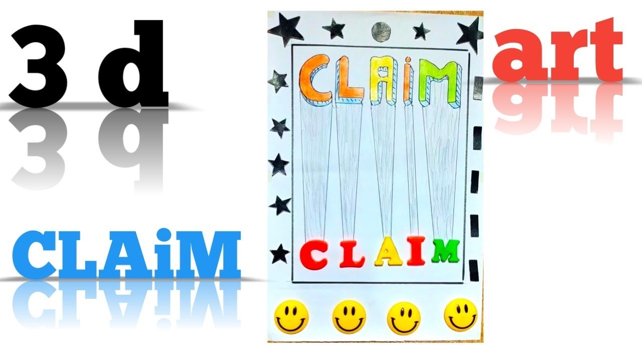 3d CLAiM art 97999ws || #viral #india #art #claim - YouTube