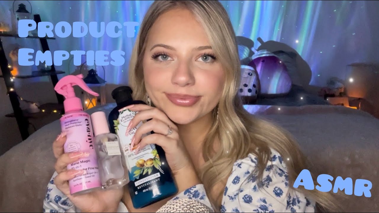 Asmr Tapping & Scratching on Product Empties 🌸 Lots of Rambling :) - YouTube