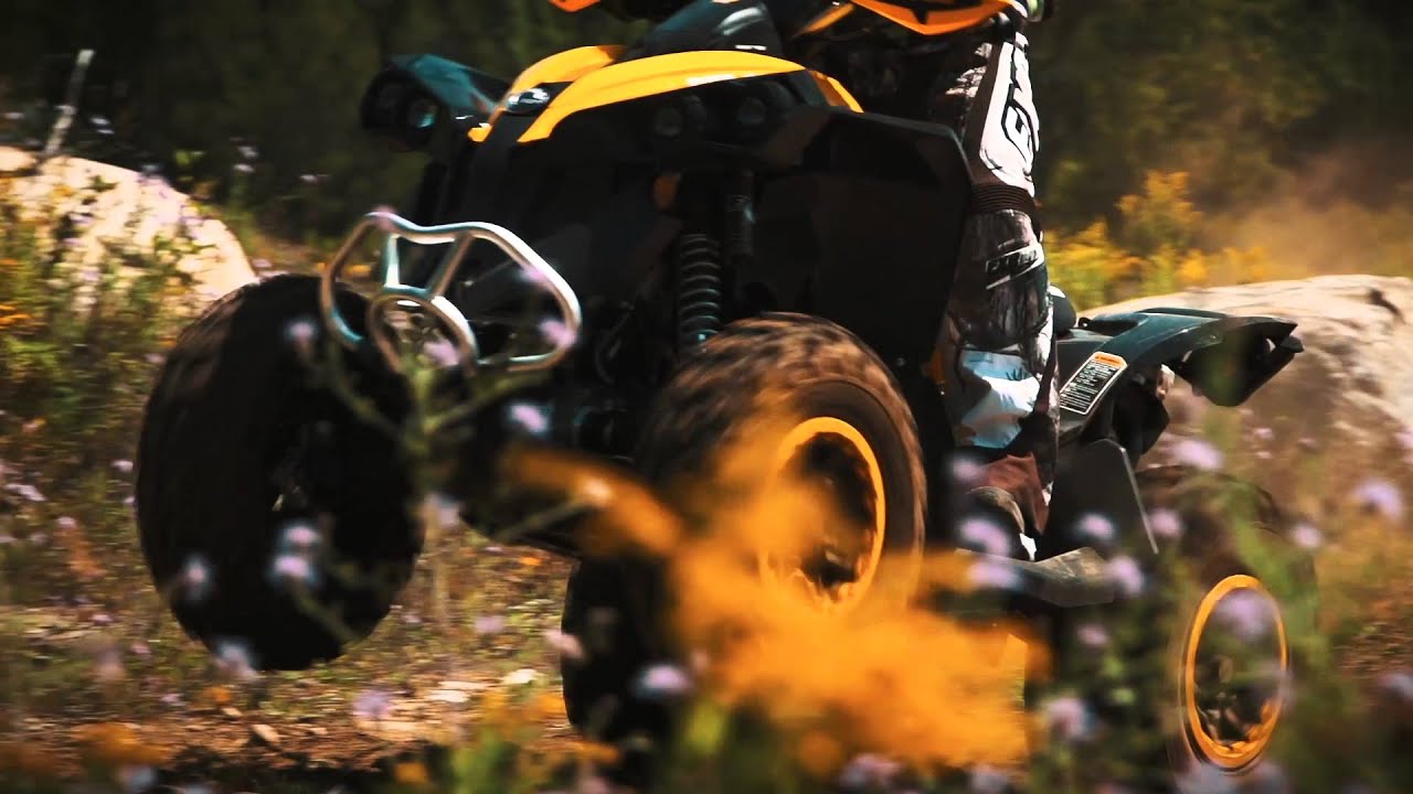 2014 Can-Am Renegade X xc Fox Shocks Upgrade - YouTube