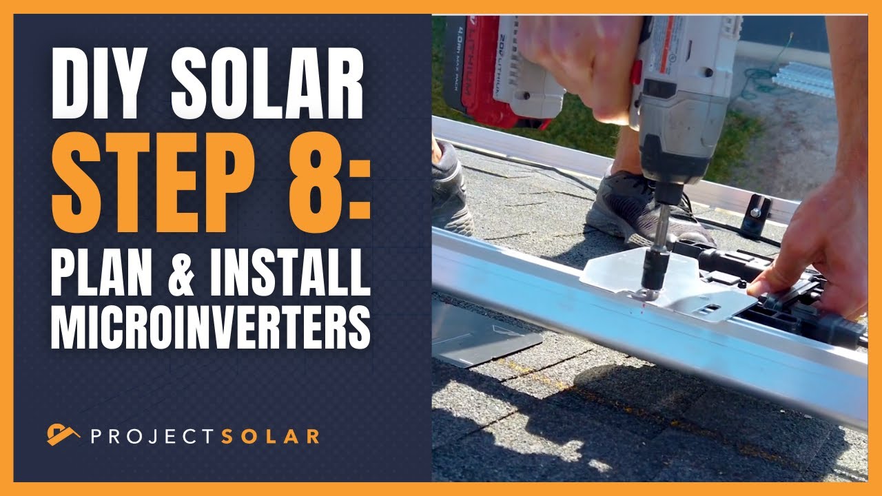 Solar DIY Step 8: Installing Enphase Microinverters in Your Solar DIY ...