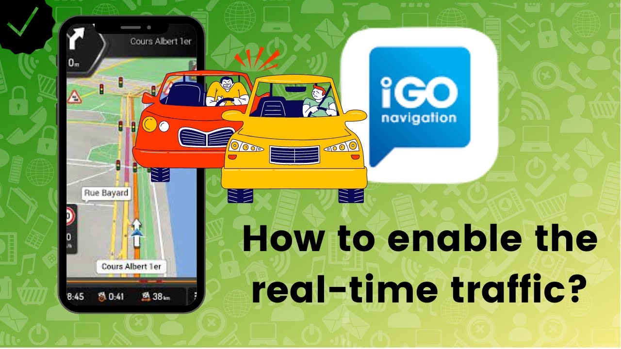 How to enable the real-time traffic function in IGO Navigation? - YouTube