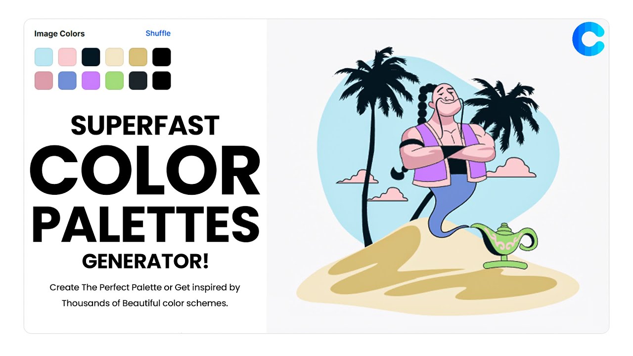 Recolor Artwork | Super Fast Color Palette Generator - YouTube