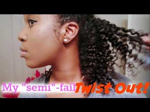 My "Semi" Fail Twist Out! - YouTube
