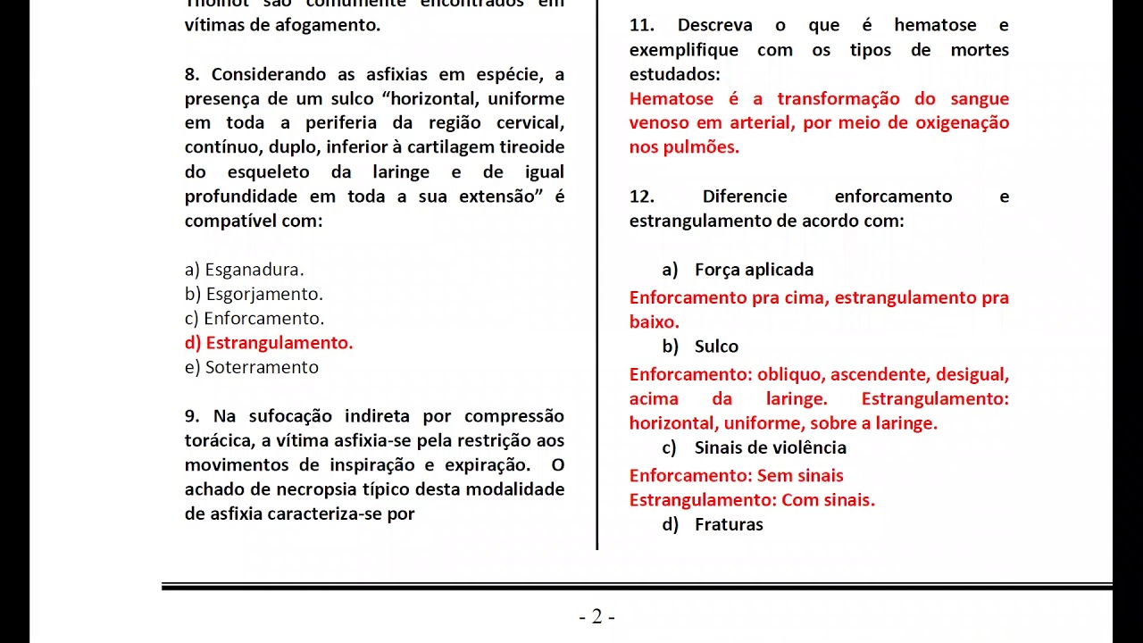 AULA 29 - REVISÃO ASFIXIAS - YouTube