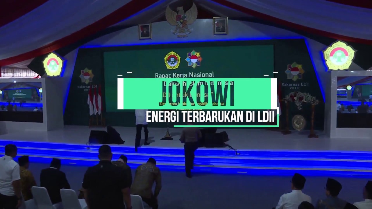 Rakernas LDII : Jokowi Puji Energi Terbarukan LDII - YouTube