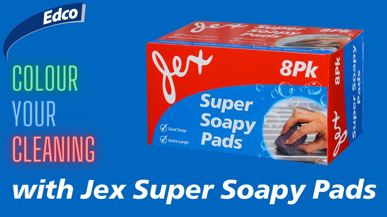 Jex 8pk Super Soapy Pads - YouTube