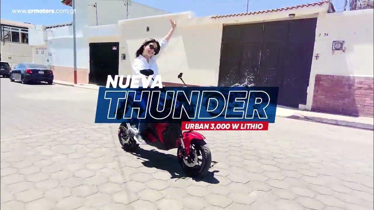Thunder Urban 3,000 W Lithio | Motos eléctricas en Guatemala | CR Motors - YouTube