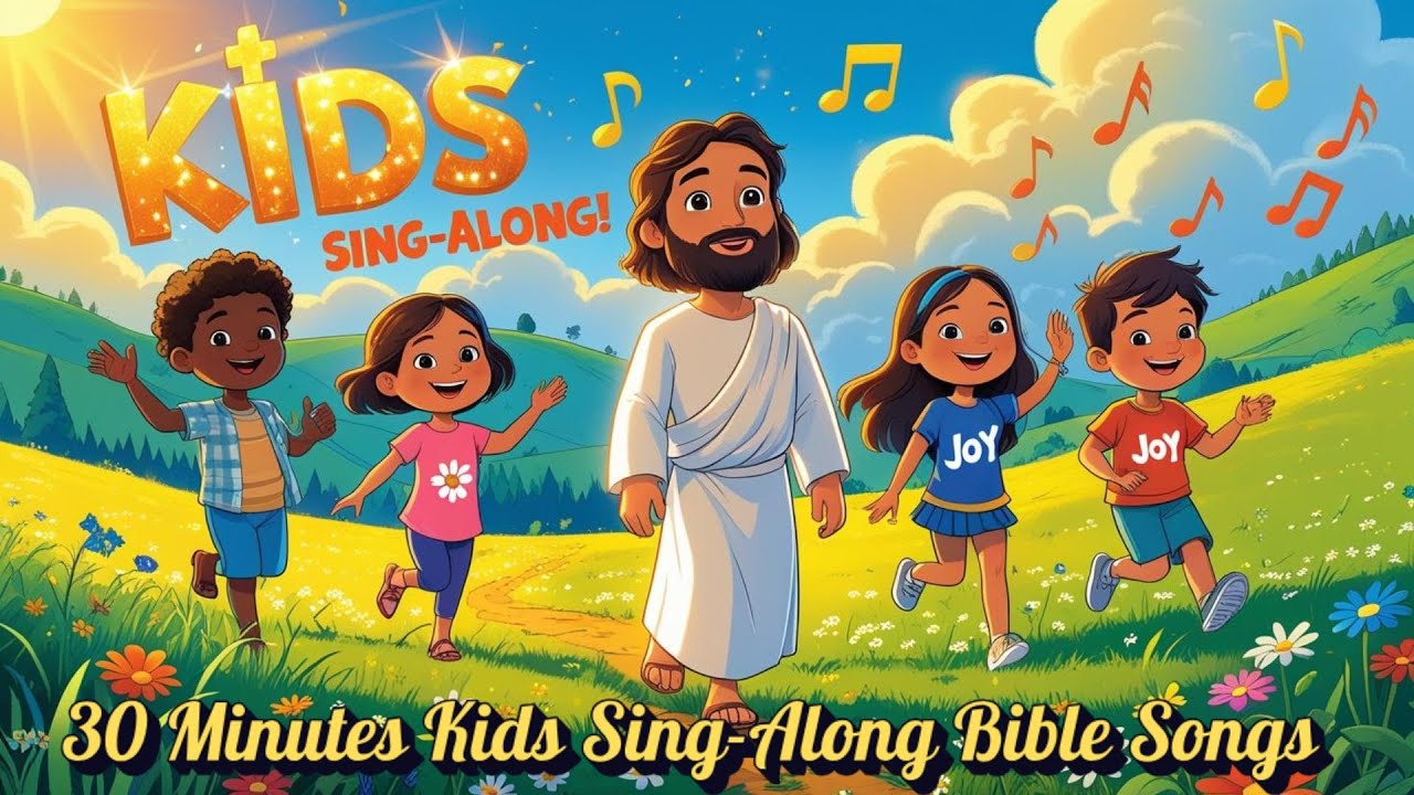 30-Minute Kids Gospel Sing-Along! 🎤 Fun Christian Songs for Children ...