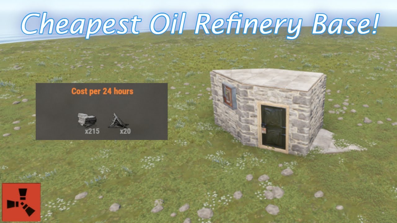 Cheapest Oil Refinery Base In Rust | Vanilla Meta??? - YouTube