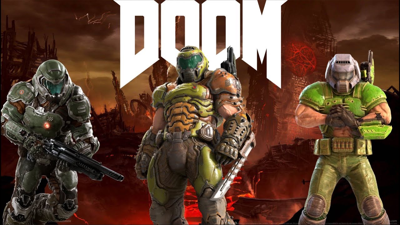 DOOM edit // Doom Slayer // Angel With A Shotgun - YouTube