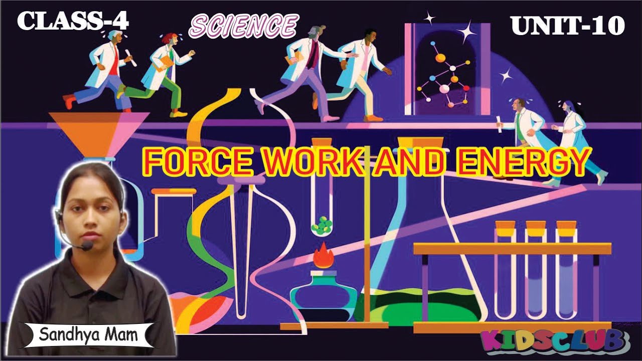 Force work And Energy | Science | Chapter - 10 | Class - 4 | By Sandhya ...