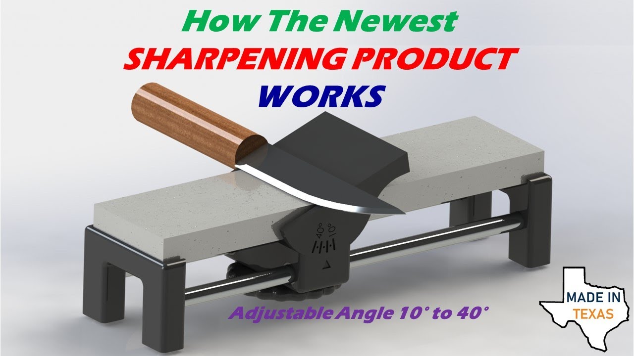 Perfect angle on a bench stone - YouTube