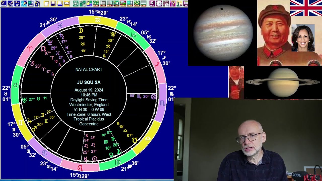 Astrology Wk Aug 17/18 24 ALL 12 SIGNS Jupiter Saturn square - YouTube