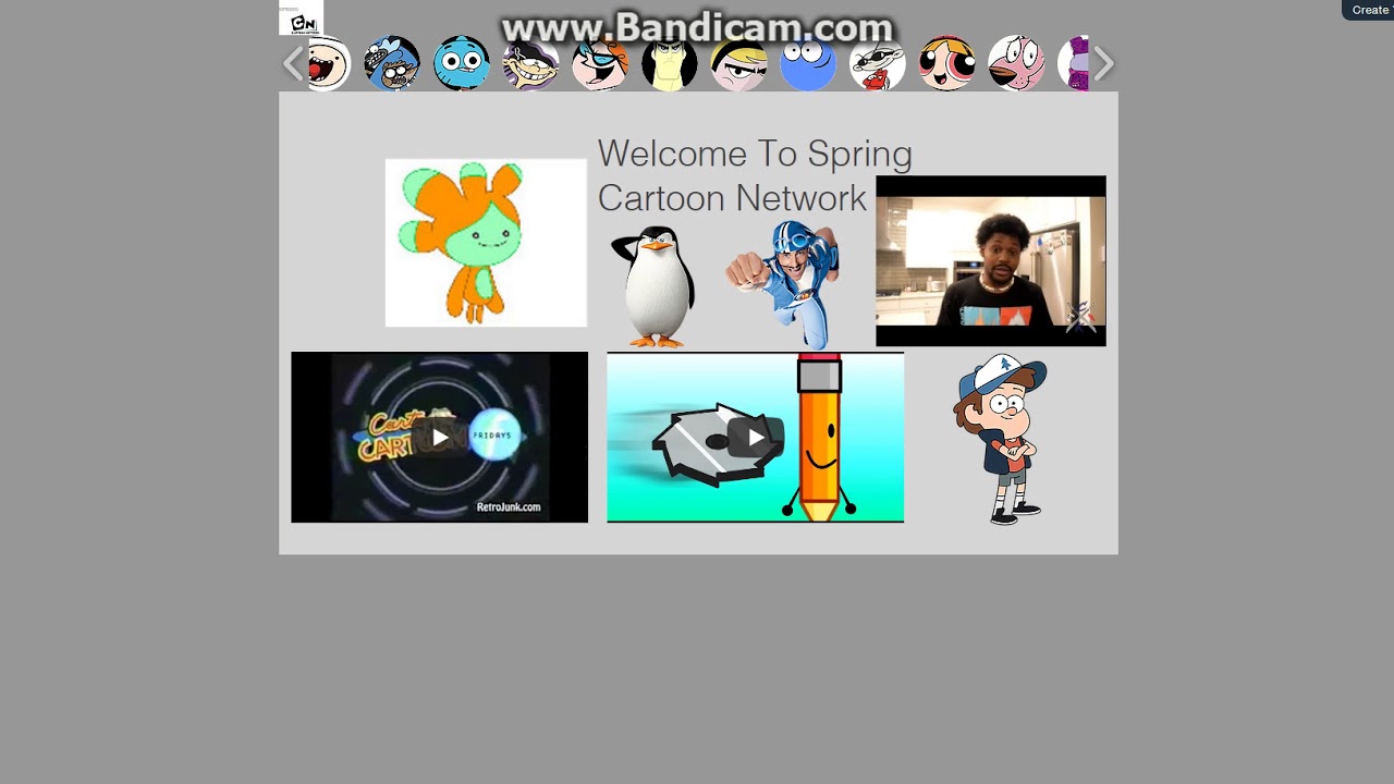 Spring Cartoon Network Website - YouTube