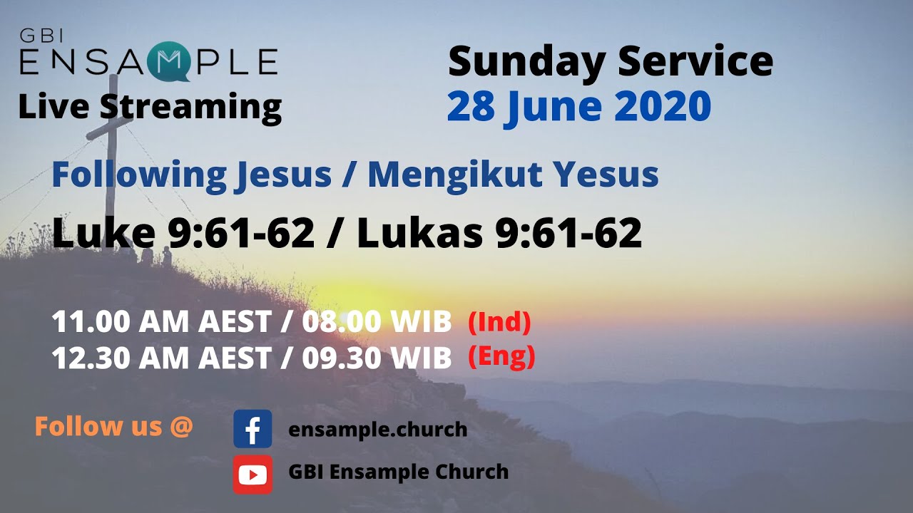 1st Sunday Service Live Streaming (Ind) - 28 June 2020 - YouTube