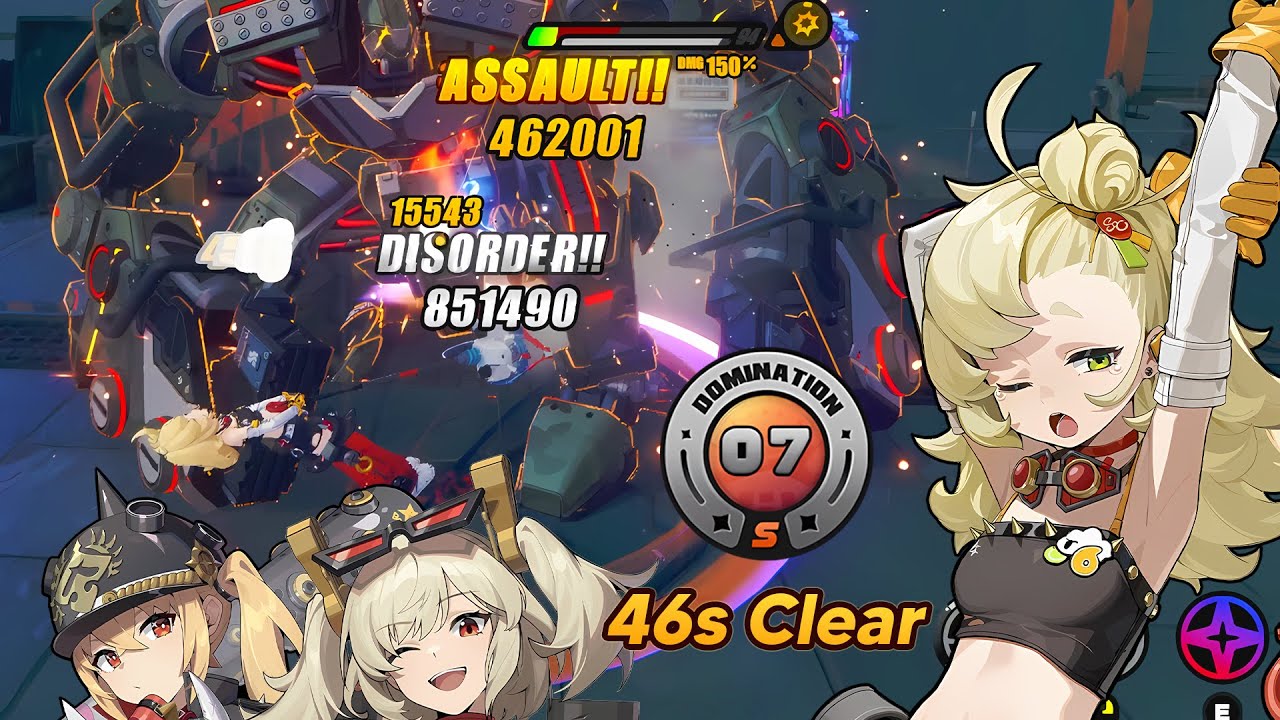 PIPER BURNICE LUCY CLEAR | Shiyu Defense 17 1st Side (46s) | Zenless ...