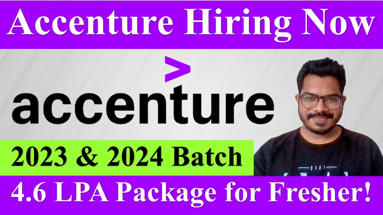 Accenture Hiring Freshers 2023 And 2024 Batch 46 Lpa Package Ase Accenture Jobs Freshersjobs